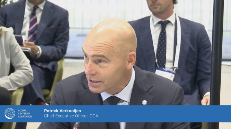 High-Level Dialogue on Climate Adaptation - GCA CEO Prof. Dr. Patrick ...