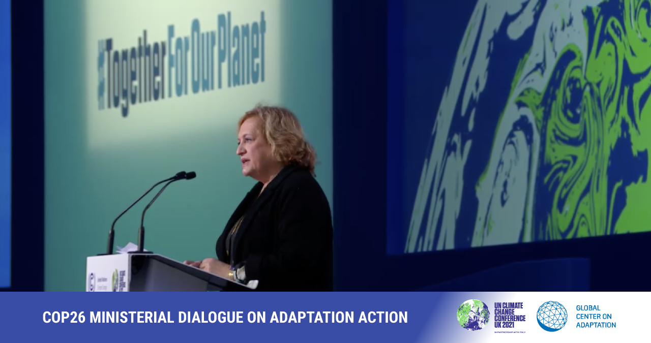 COP26 Ministerial Dialogue on Adaptation Action - Susanna Moorehead ...