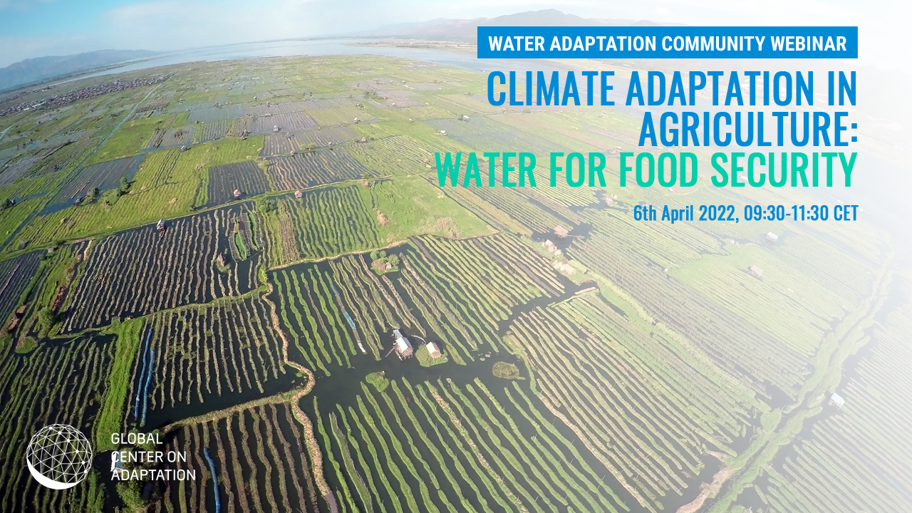 Water Adaptation Community Webinar: Climate Adaptation in Agriculture ...