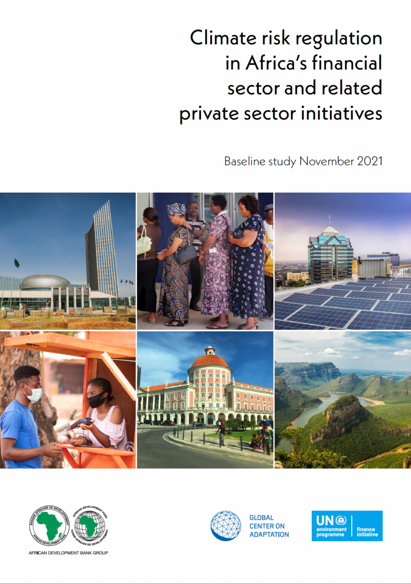 Climate risk regulation in Africa’s financial sector and related private sector initiatives ...