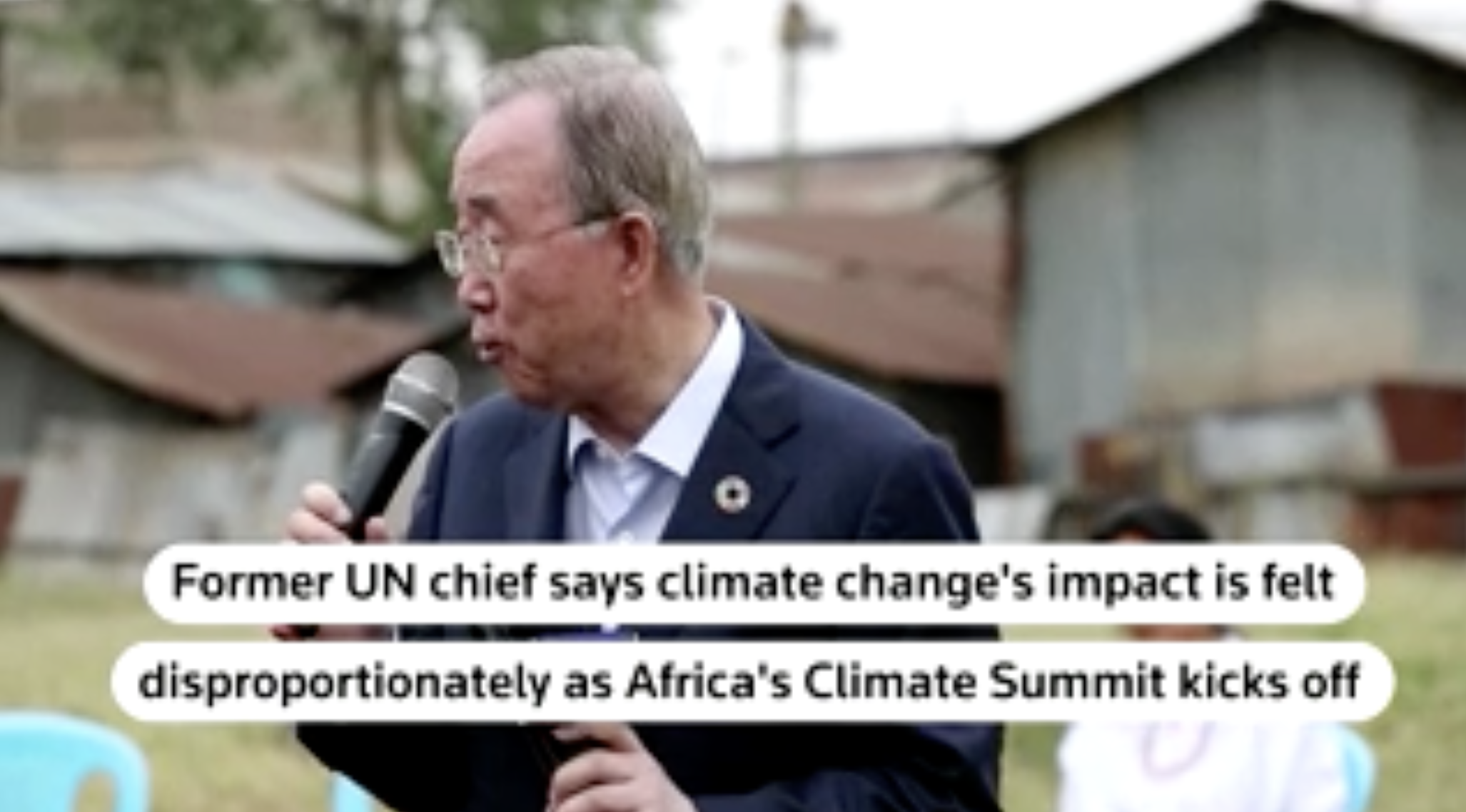 Ban Ki-Moon visits Kenyan community during climate summit - Global ...