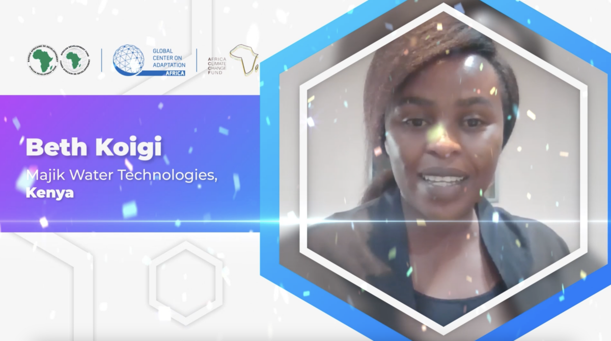 2023 African Youth Adaptation Solutions Challenge – Beth Koigi - Global Center on Adaptation