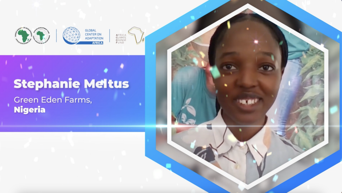 2023 African Youth Adaptation Solutions Challenge - Stephanie Meltus - Global Center on Adaptation