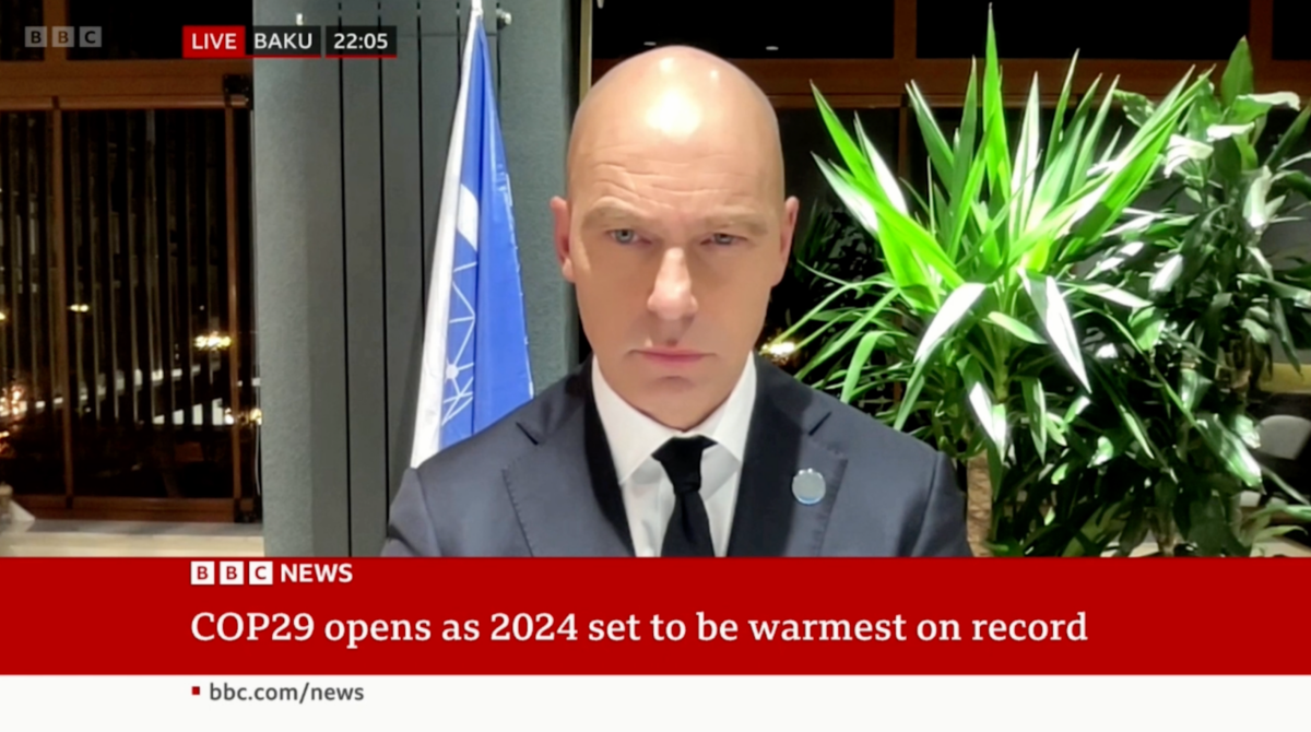 BBC News interview with GCA CEO Prof. Patrick Verkooijen at COP29 - Global Center on Adaptation