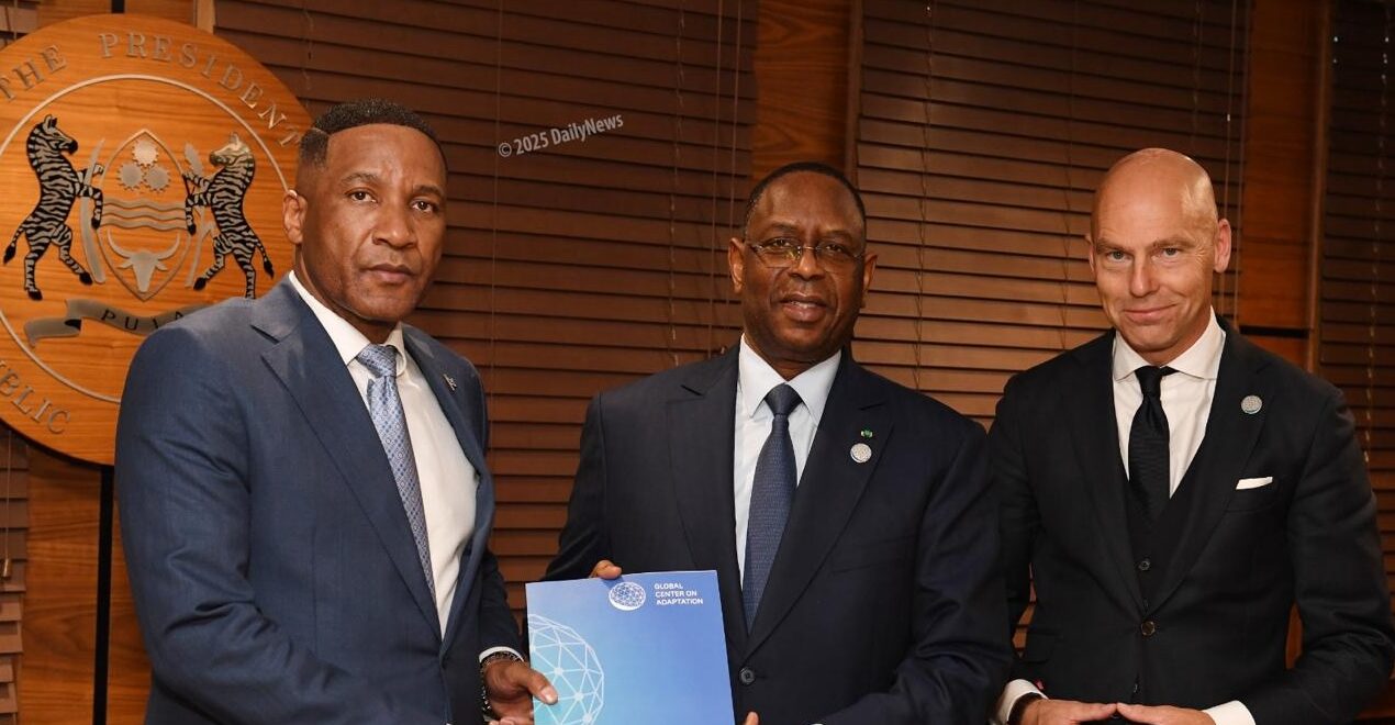 President Duma Boko of Botswana Joins Global Center on Adaptation Board ...